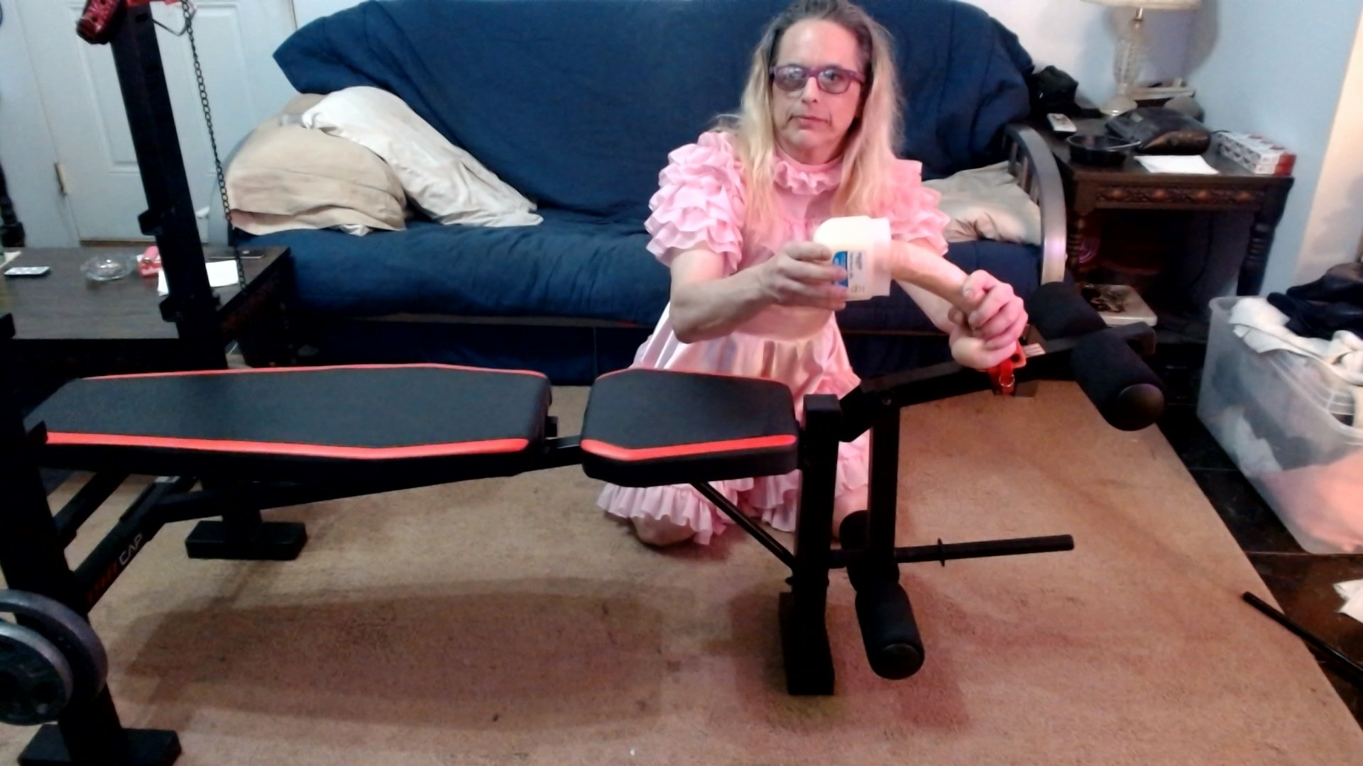 Sissy Slut Ashley Jolene On Her Weight Bench Fucking Machine 9 Pics Xhamster